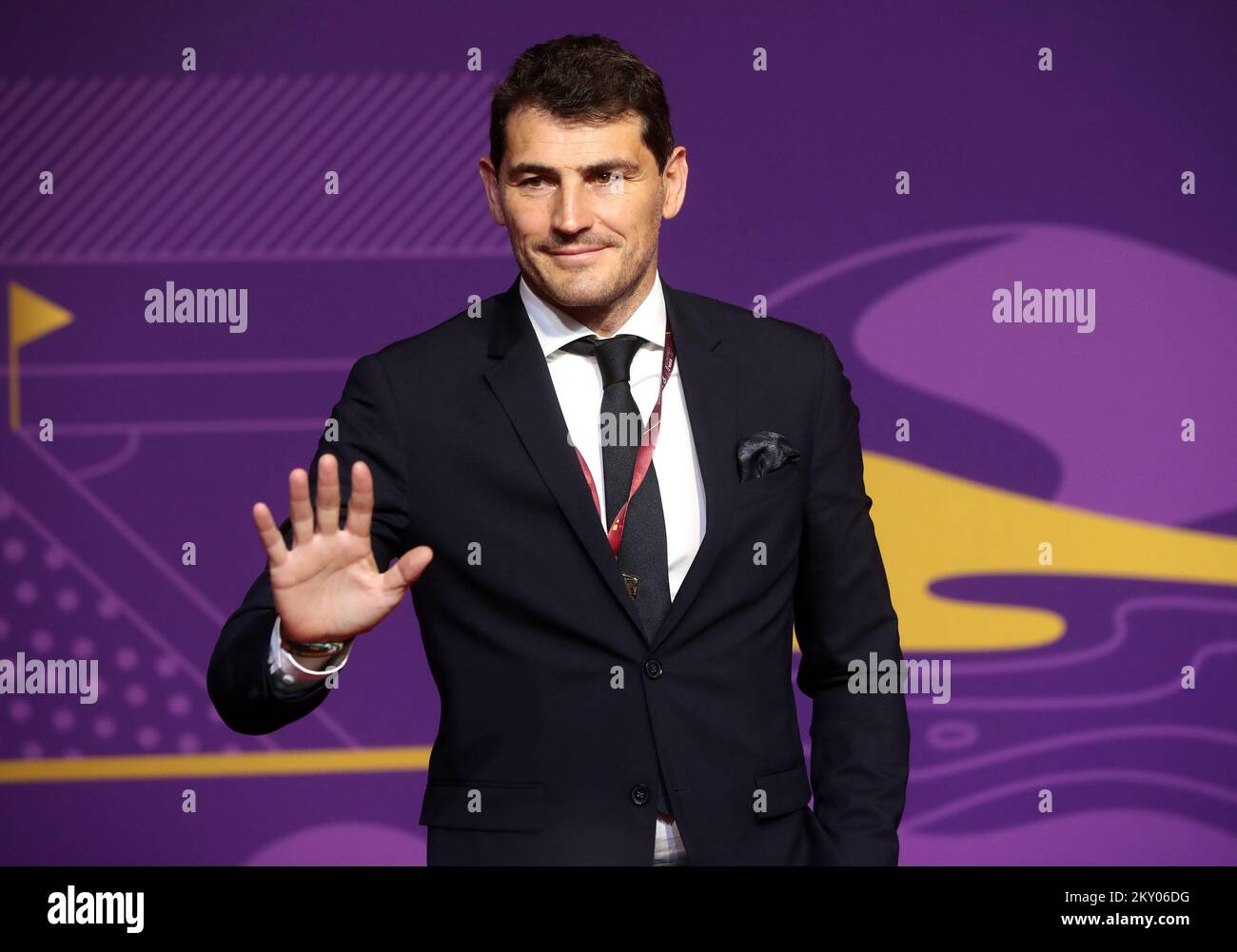 Iker Casillas trifft vor der FIFA-Weltmeisterschaft Katar 2022 im Doha ...