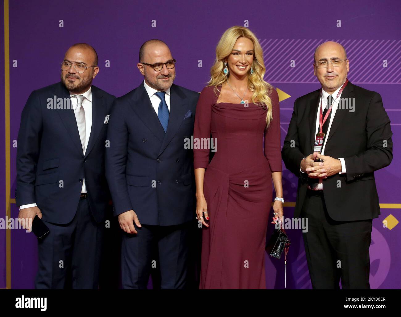 Victoria Lopyreva trifft am 01. April 2022 im Doha Exhibition Center in ...