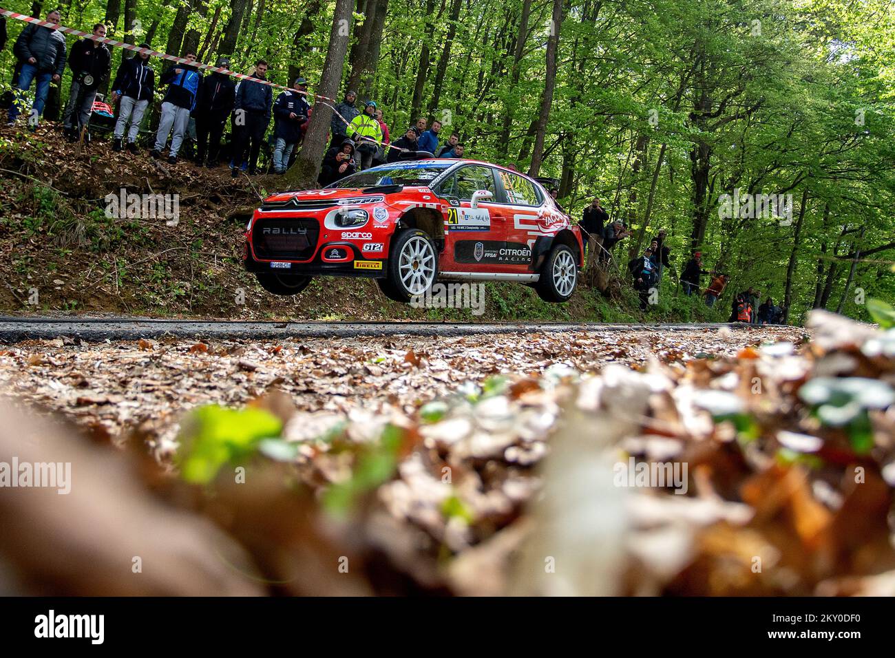 Yohan Rossel aus Frankreich und Valentin Sarreaud aus Frankreich treten ...