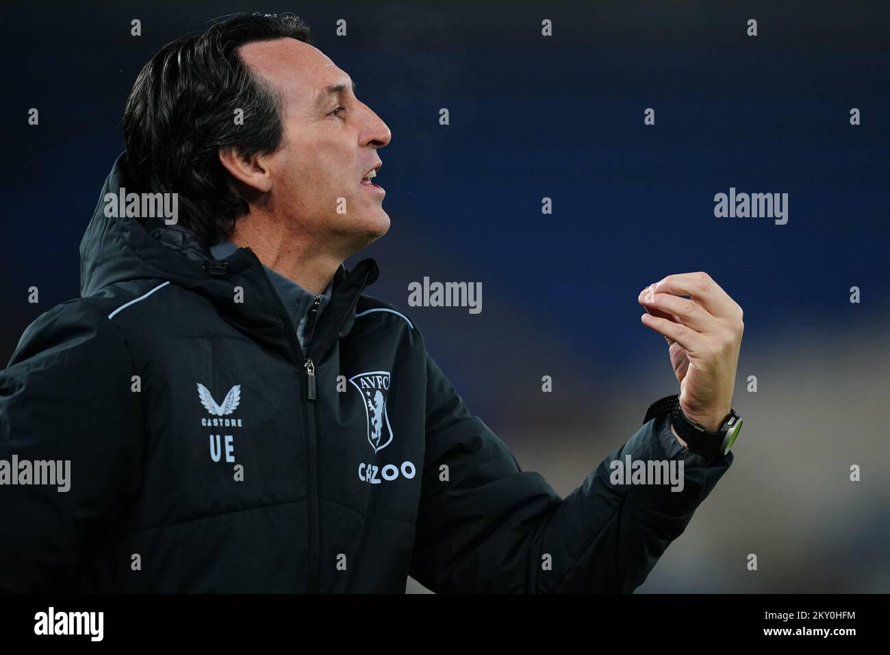 Aston Villa Manager Unai Emery während des Peter Whittingham Memorial ...