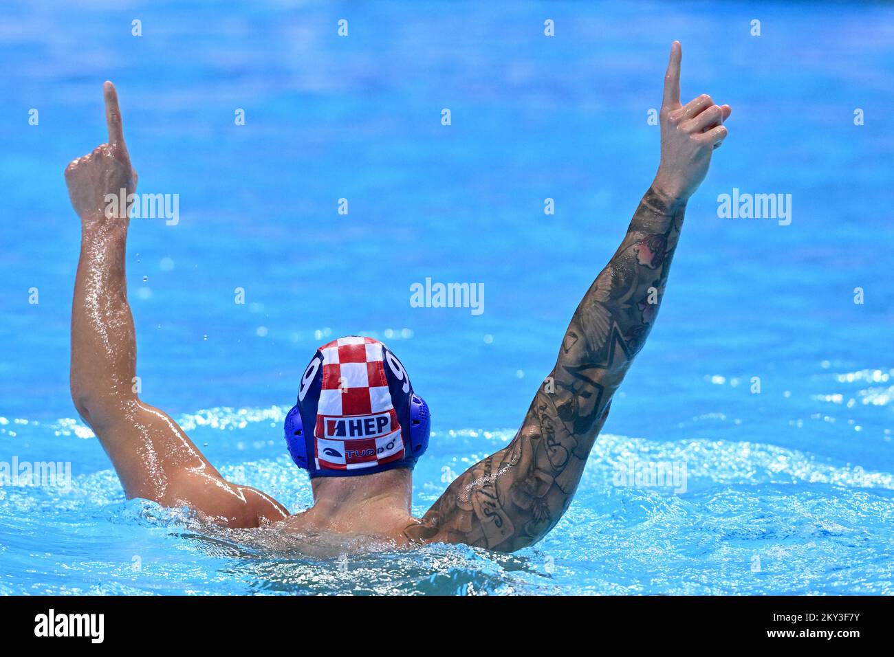 SPLIT, KROATIEN - 02. SEPTEMBER: Der kroatische Jerko Marinic Kragic ...
