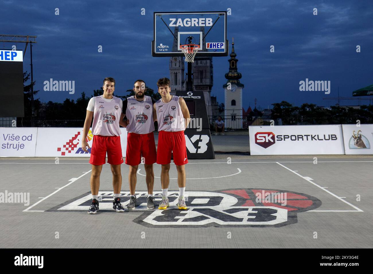 Das 3x3-Turnier des FIBA Quest findet am 2. September 2022 in der ...