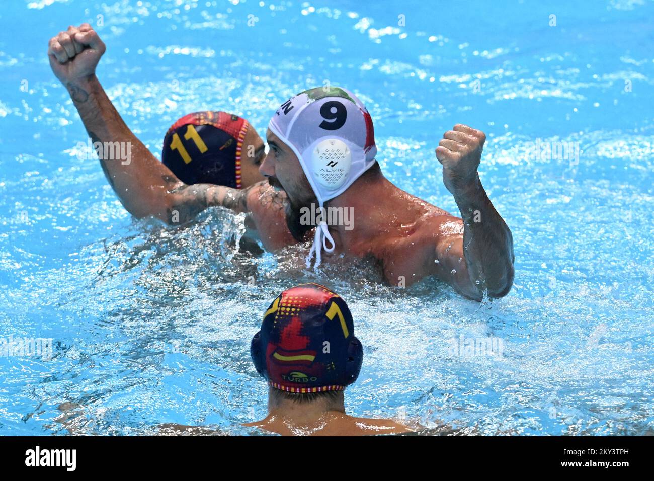 SPLIT, KROATIEN - 08. SEPTEMBER: Toni Josef Nemet aus Ungarn feiert ...