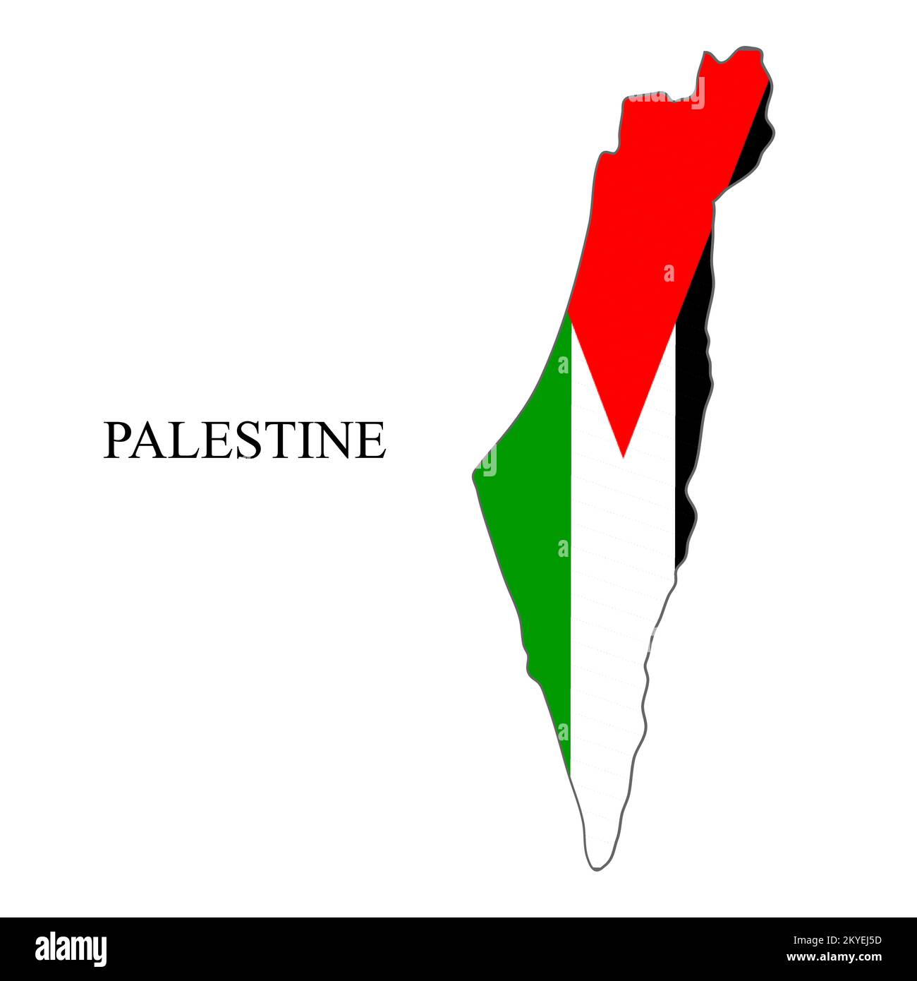 Palestine war map Ausgeschnittene Stockfotos und -bilder - Alamy