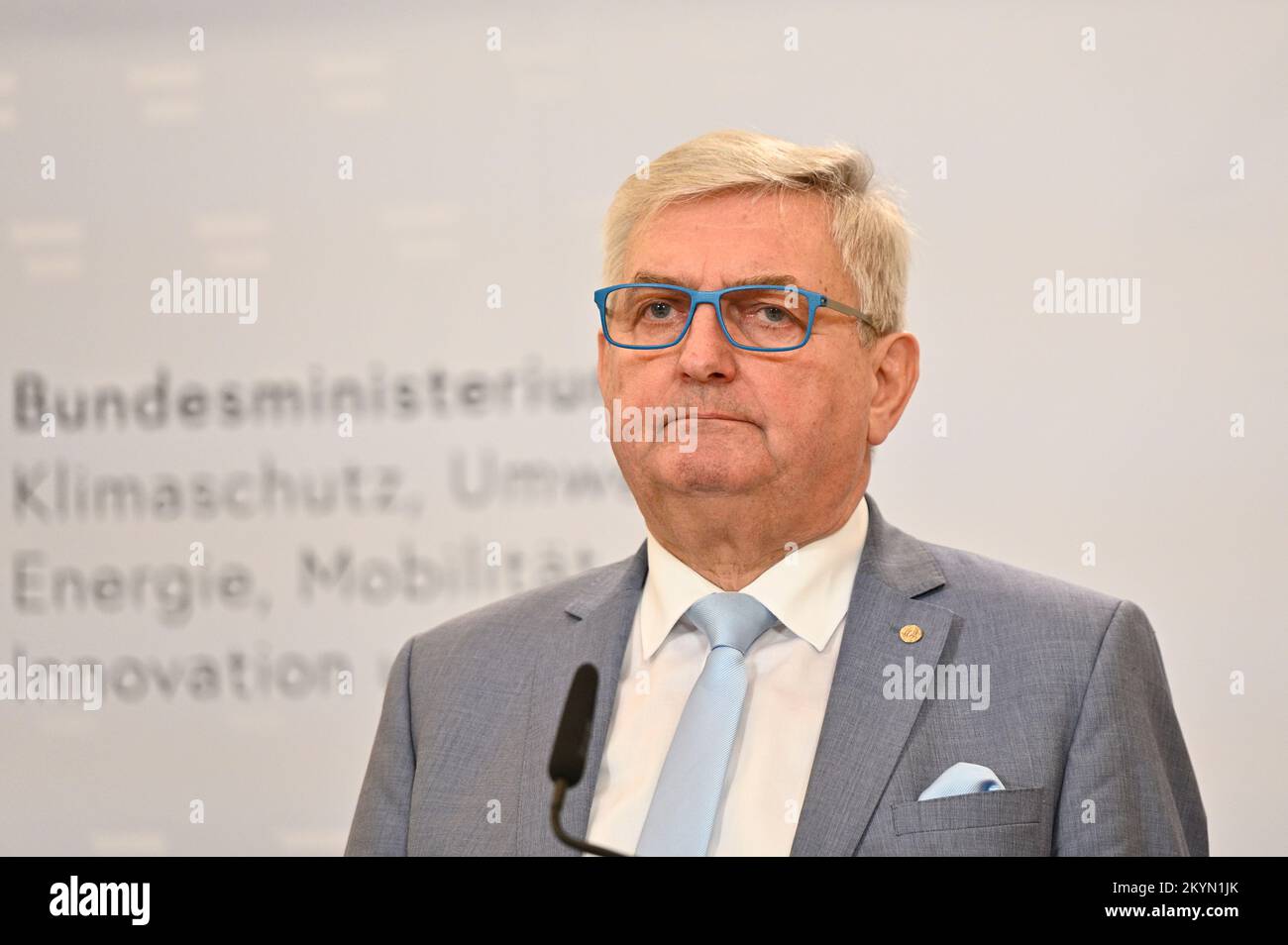 Wien, Österreich. 1.. Dezember 2022. PK am Beginn der ...