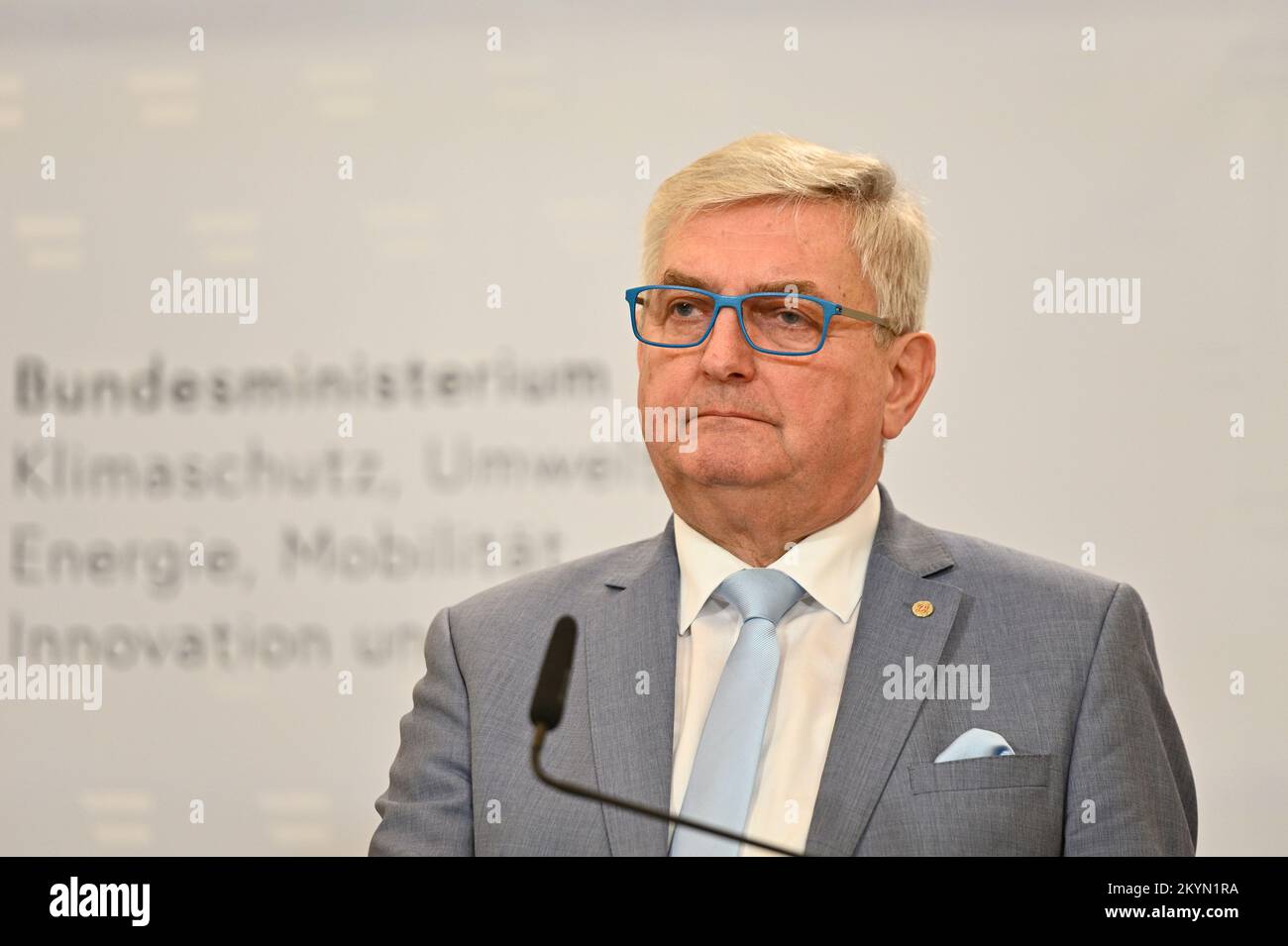 Wien, Österreich. 1.. Dezember 2022. PK am Beginn der ...