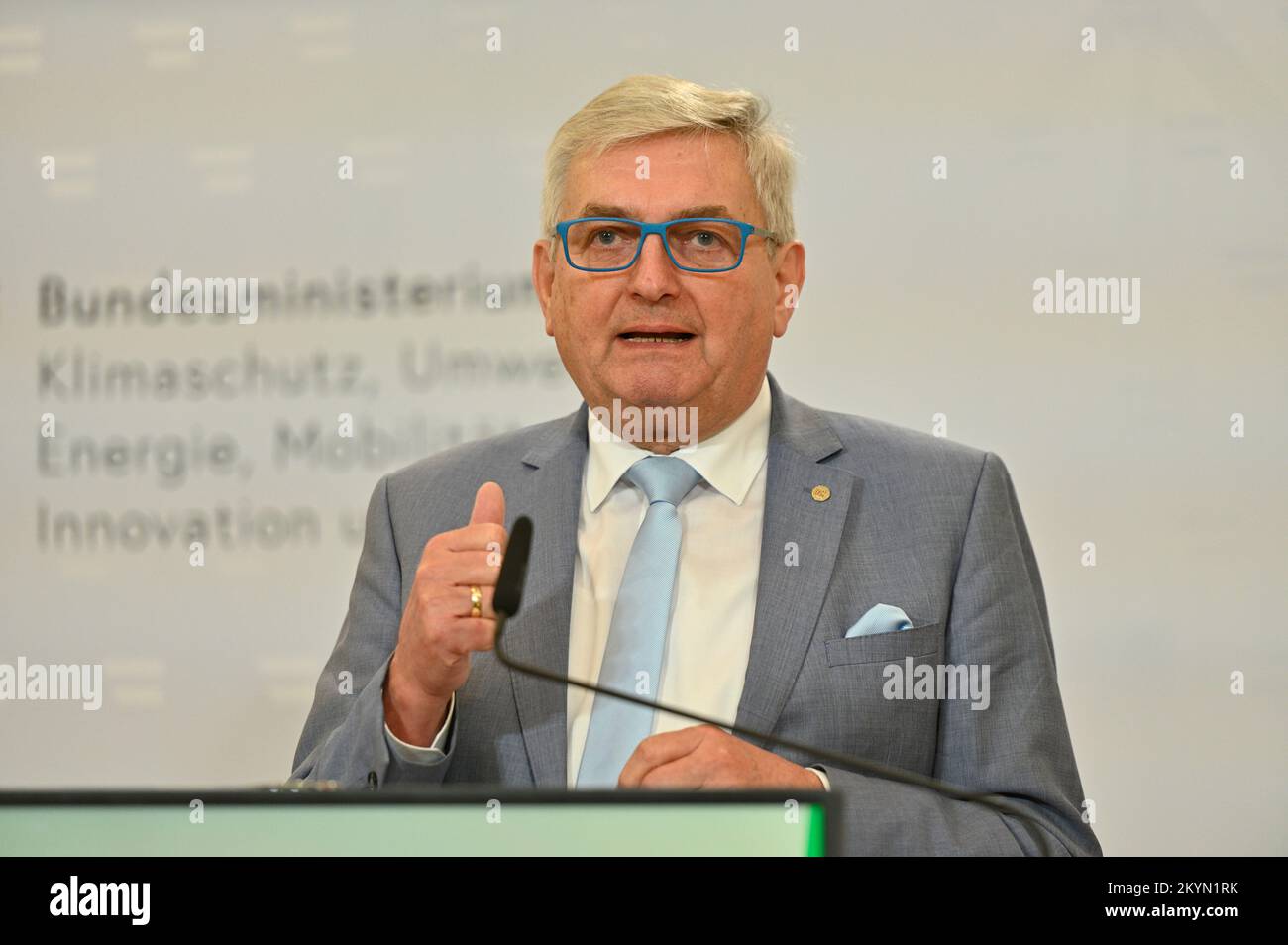 Wien, Österreich. 1.. Dezember 2022. PK am Beginn der ...