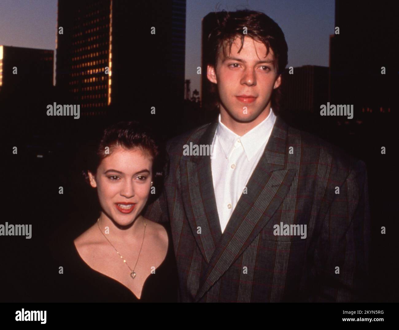 Alyssa Milano und Wayne McBean 1990 Gutschein: Ralph Dominguez ...