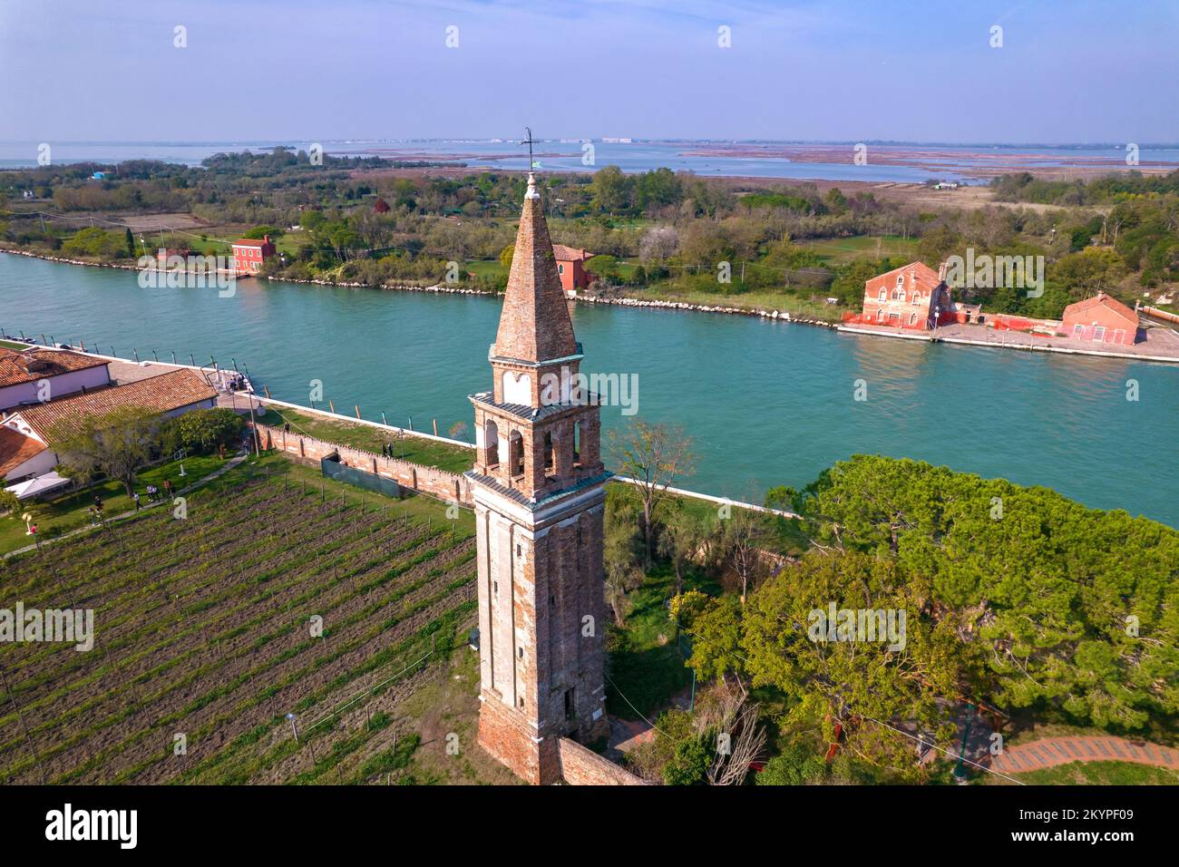 Aerial view isola mazzorbo venice -Fotos und -Bildmaterial in hoher ...