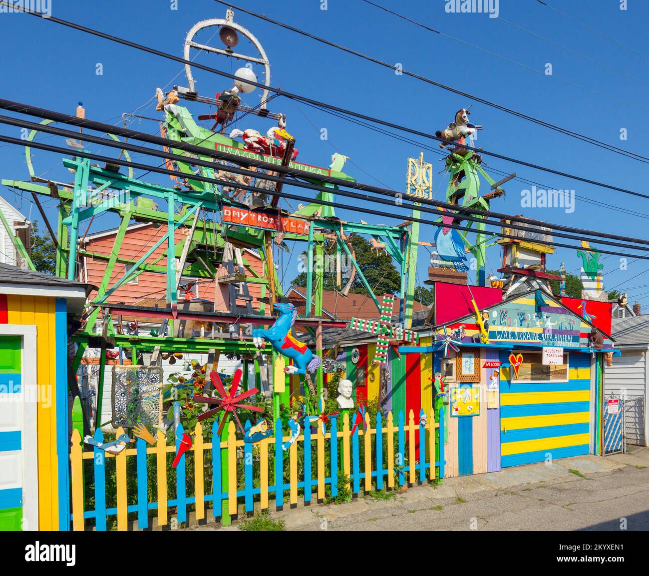 Das „Detroit Disneyland“-Haus in der Klinger Street 12087 in Hamtramck ...