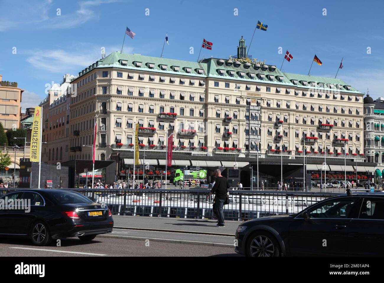 Gamla Stan ist die Altstadt von Stockholm in Schweden. Es besteht ...
