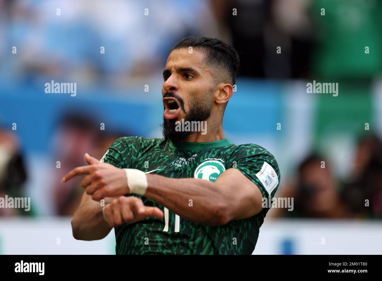 LUSAIL CITY, KATAR - NOVEMBER 22: Saleh Al-Shehri aus Saudi-Arabien ...