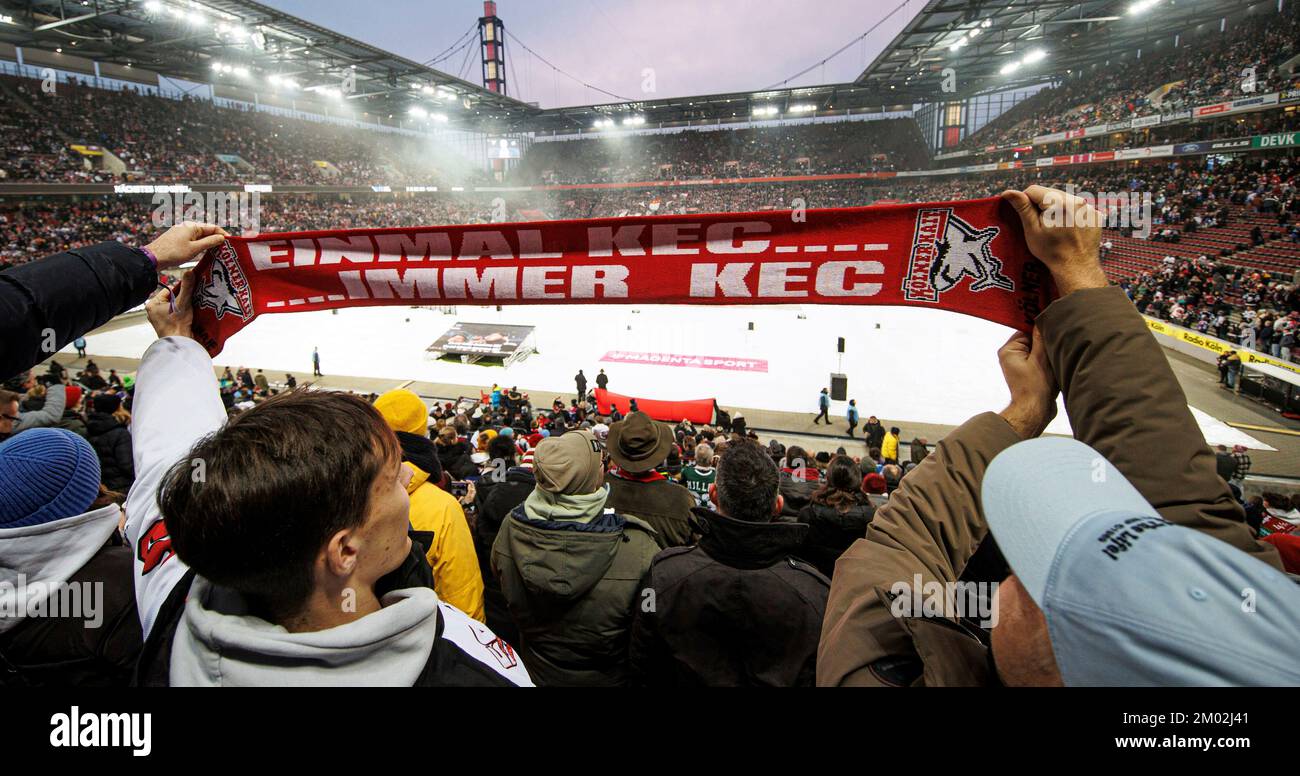 Köln, Deutschland. 03.. Dezember 2022. firo: 03.12.2022 Eishockey, 1 ...
