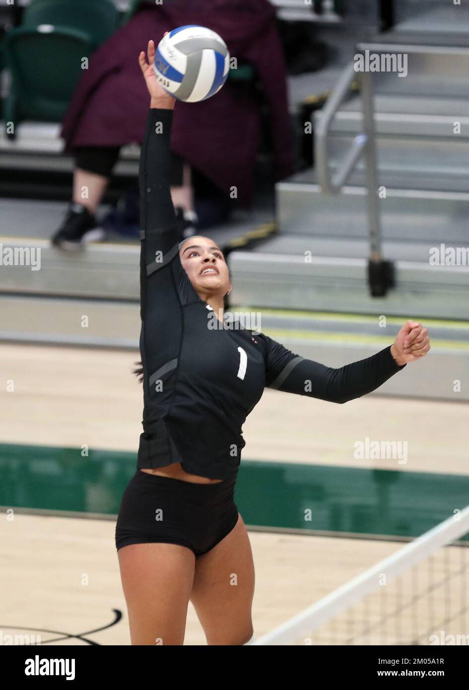 02. Dezember 2022: Alexa Edwards (1) von der University of the Pacific ...