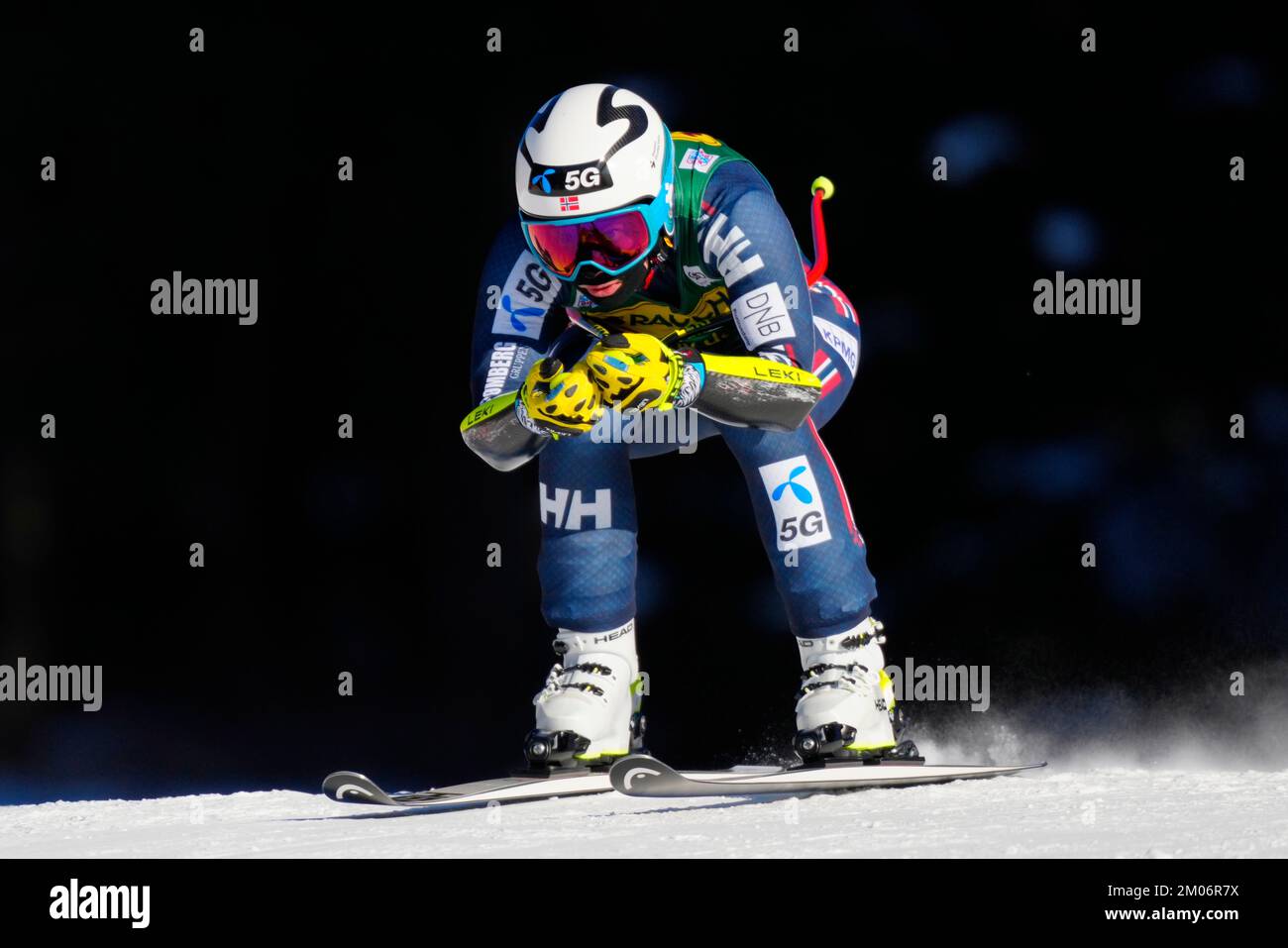 Norwegens Ragnhild Mowinckel fährt am Sonntag, den 4. Dezember 2022 ...