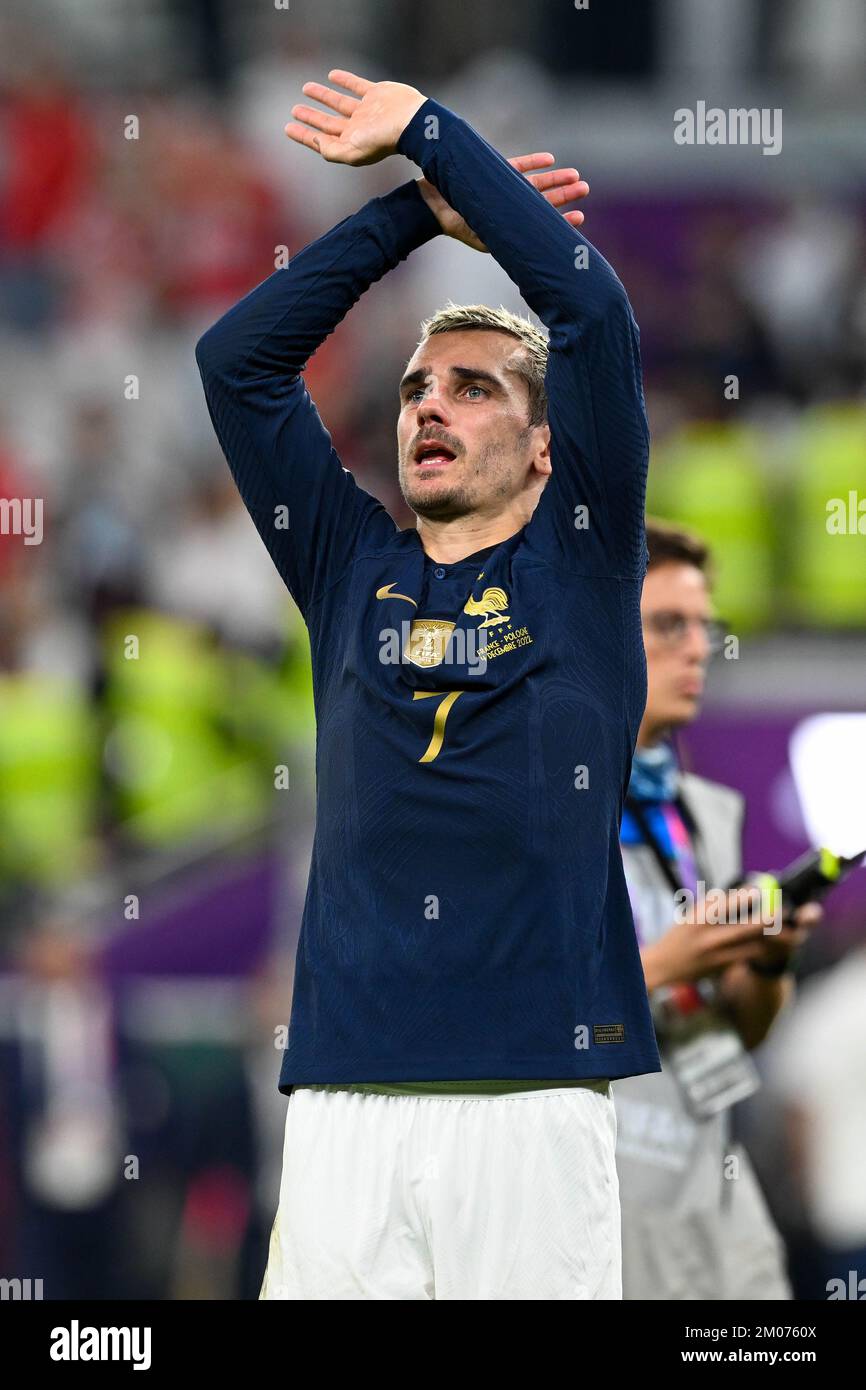 Antoine GRIEZMANN aus Frankreich feiert während des Spiels der FIFA ...