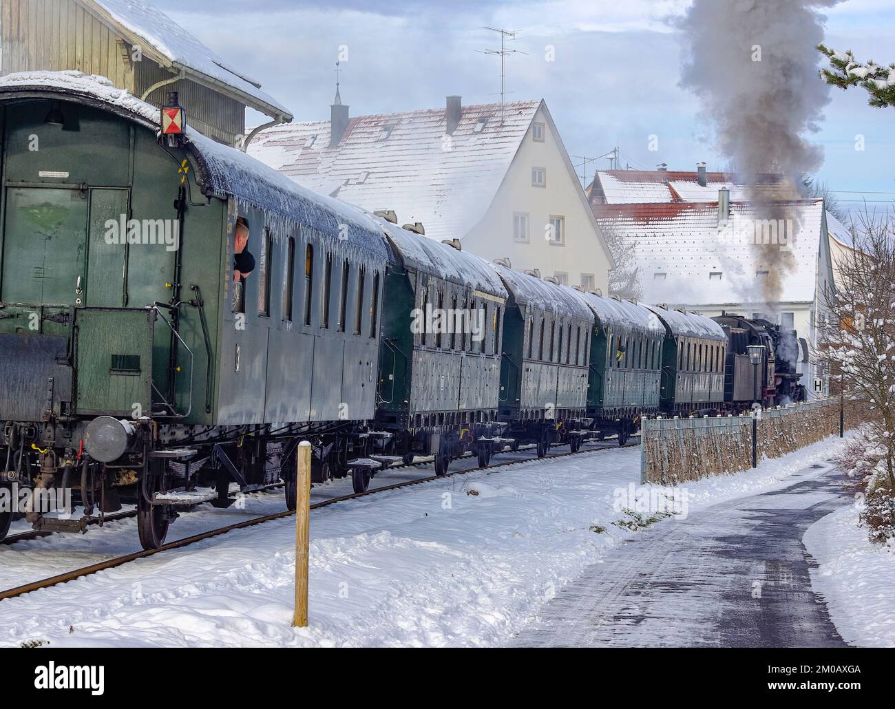 Dampflok im winter -Fotos und -Bildmaterial in hoher Auflösung – Alamy