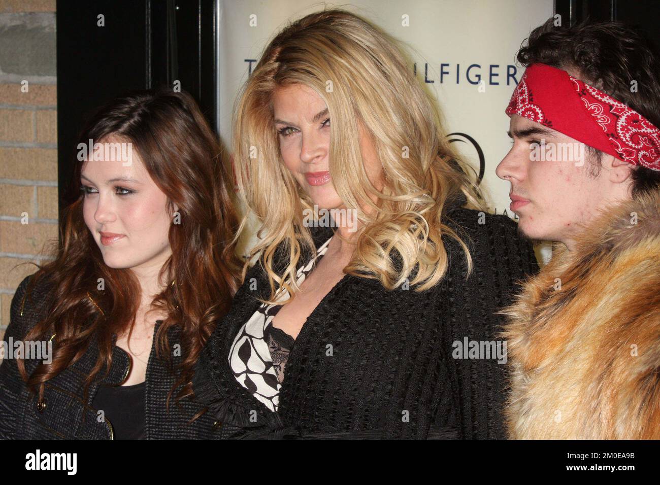 Kirstie Alley mit Tochter Lillie Price Stevenson und Sohn William True ...