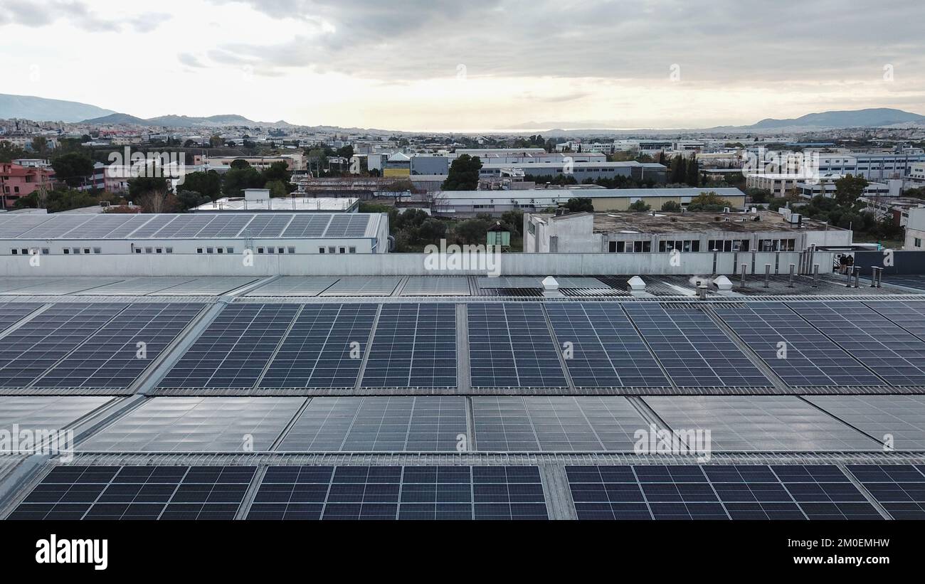 Athen. 29.. November 2022. Dieses Luftfoto wurde am 29. November 2022 ...