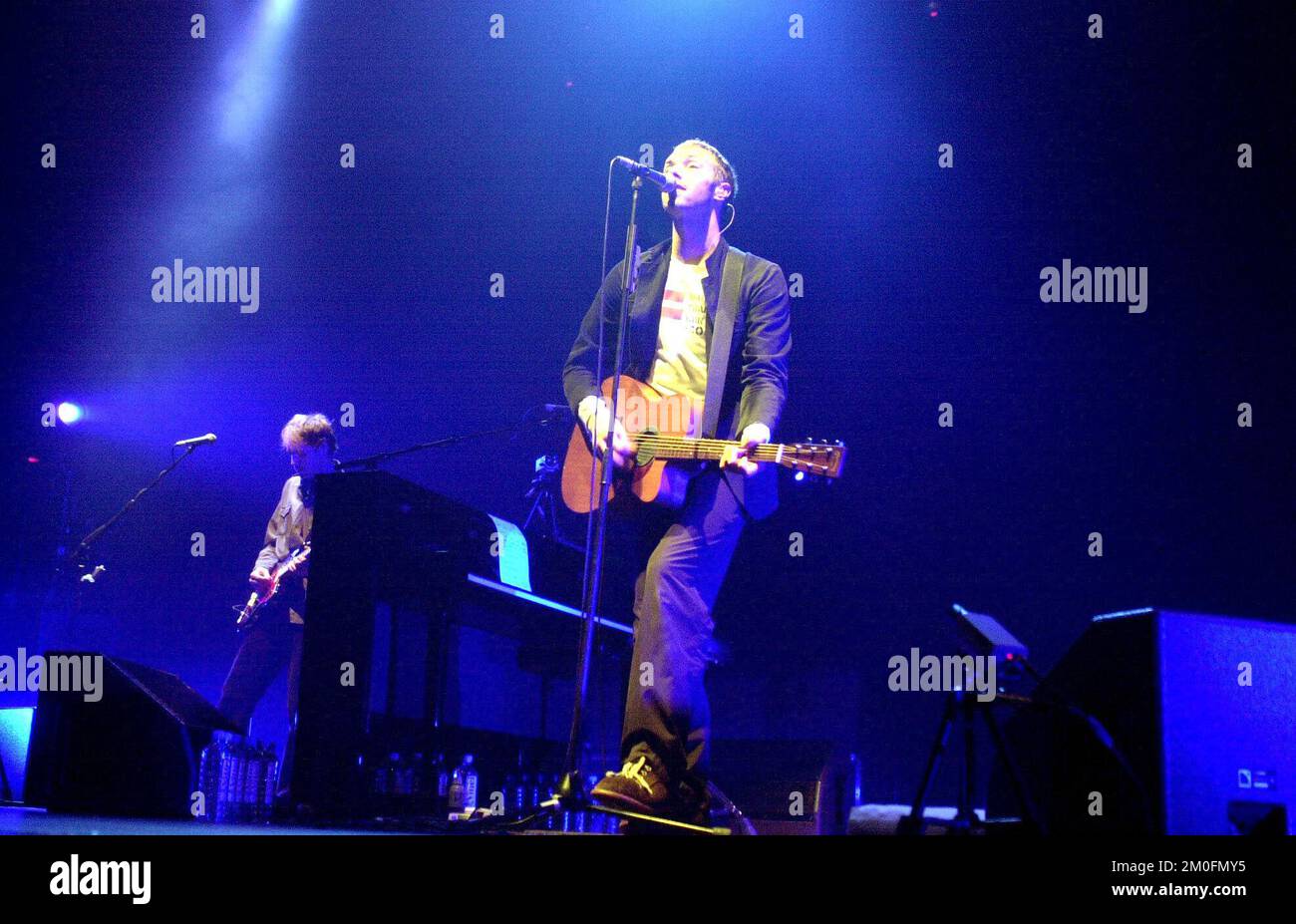 PA-FOTOS/POLFOTO – NUR ZUR VERWENDUNG in Großbritannien: Coldplay ...