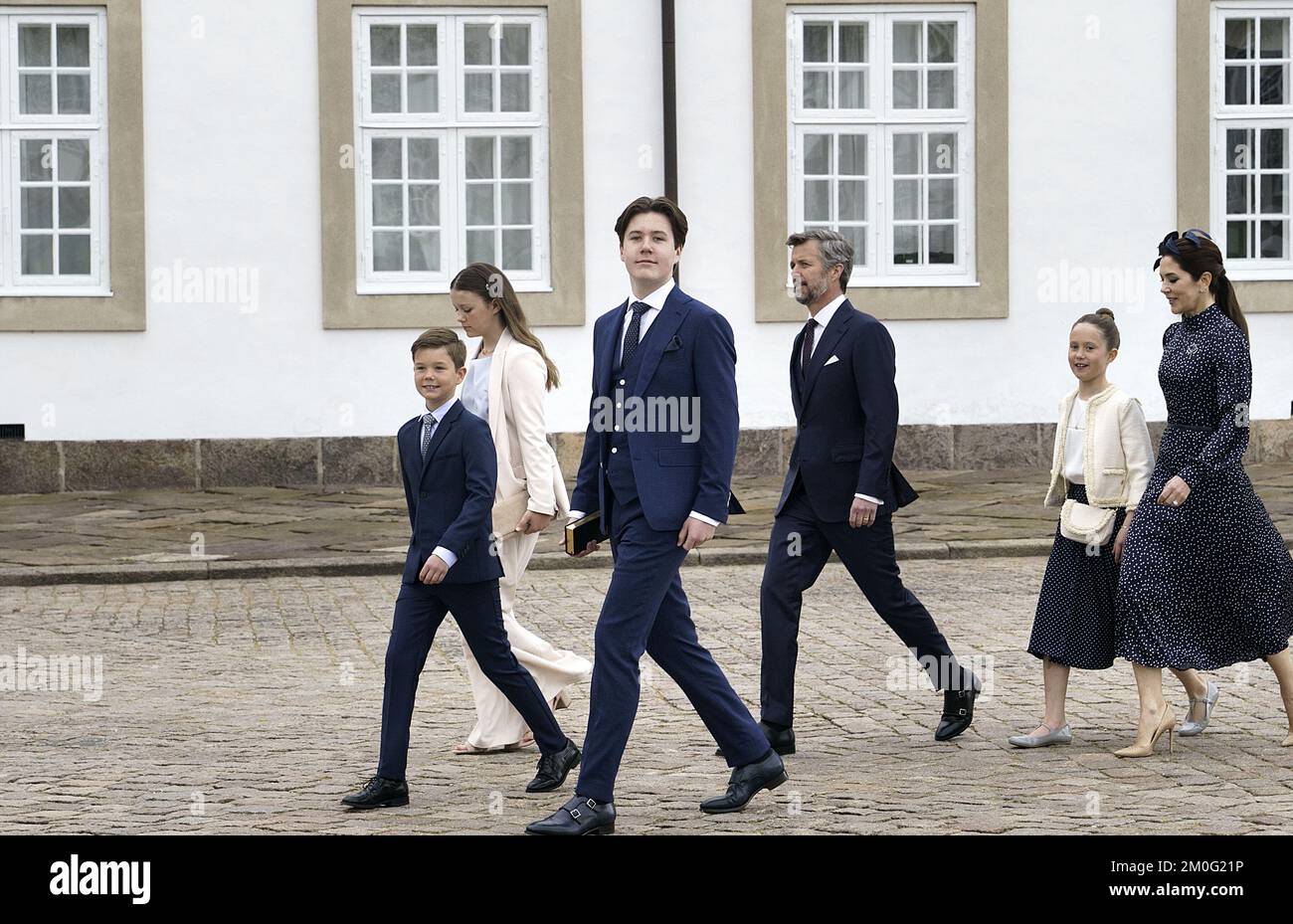 Kronprinz Frederik, Prinz Christian, Prinzessin Isabella, Prinz Vincent ...