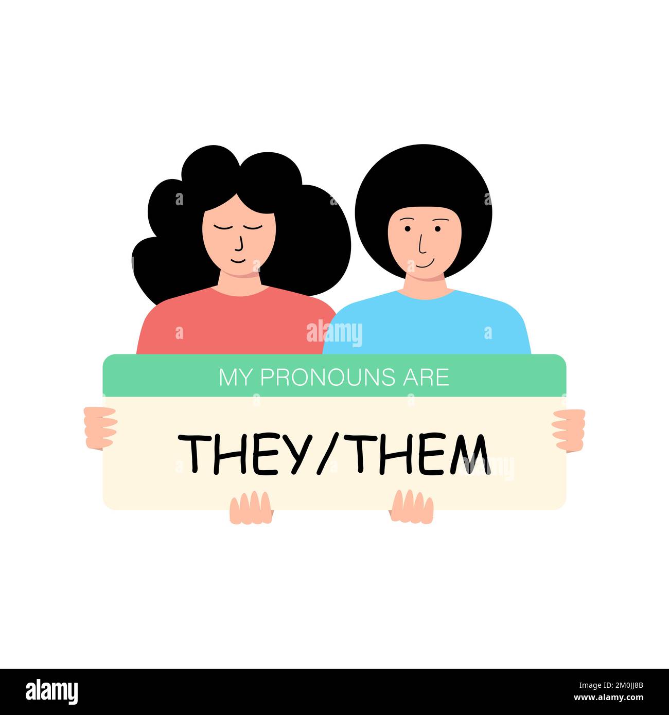 Pronomen sie sie Stock-Vektorgrafiken kaufen - Alamy
