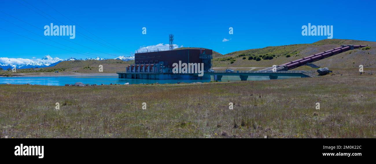 Ein Blick auf das Leben in Neuseeland: Wasserkraftwerke am Kraftwerk ...