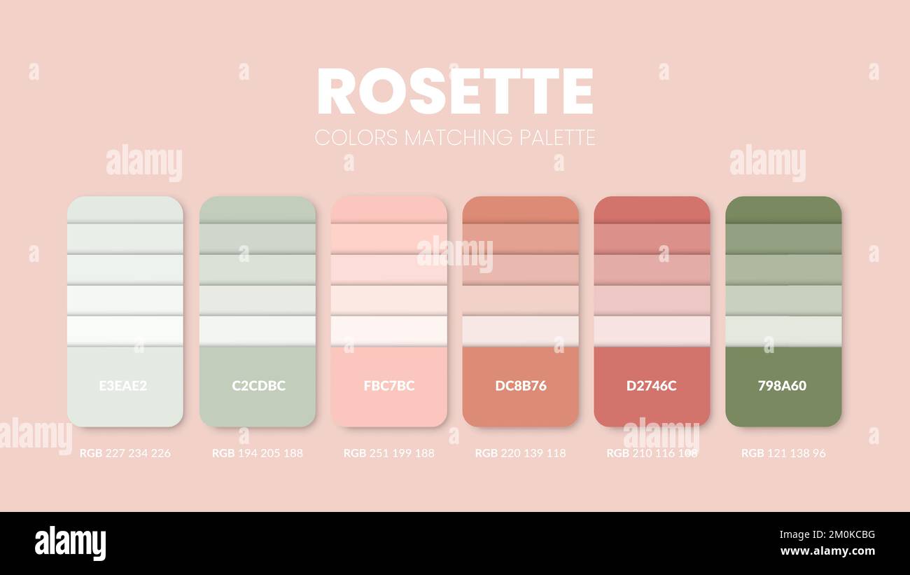 Farbpalette in einer Kollektion mit dem Thema „Passion ... Farbpalette in einer Kollektion mit dem Thema „Passion ...