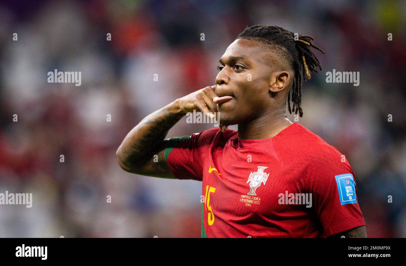 Doha, Katar. 6.. Dezember 2022. Rafael Leao (Portugal) Portugal ...