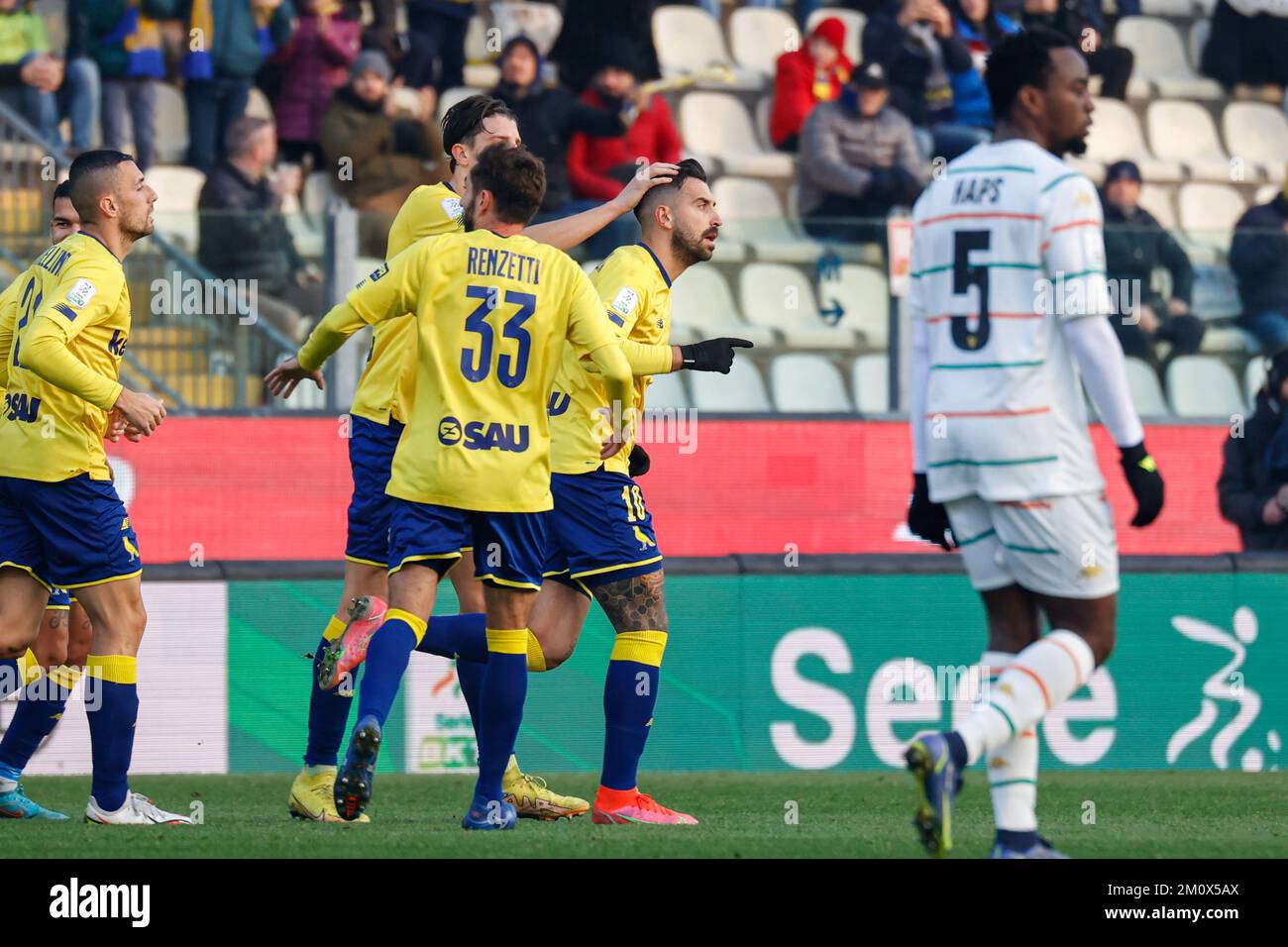 Alberto Braglia Stadium, Modena, Italien, 08. Dezember 2022, Luca ...