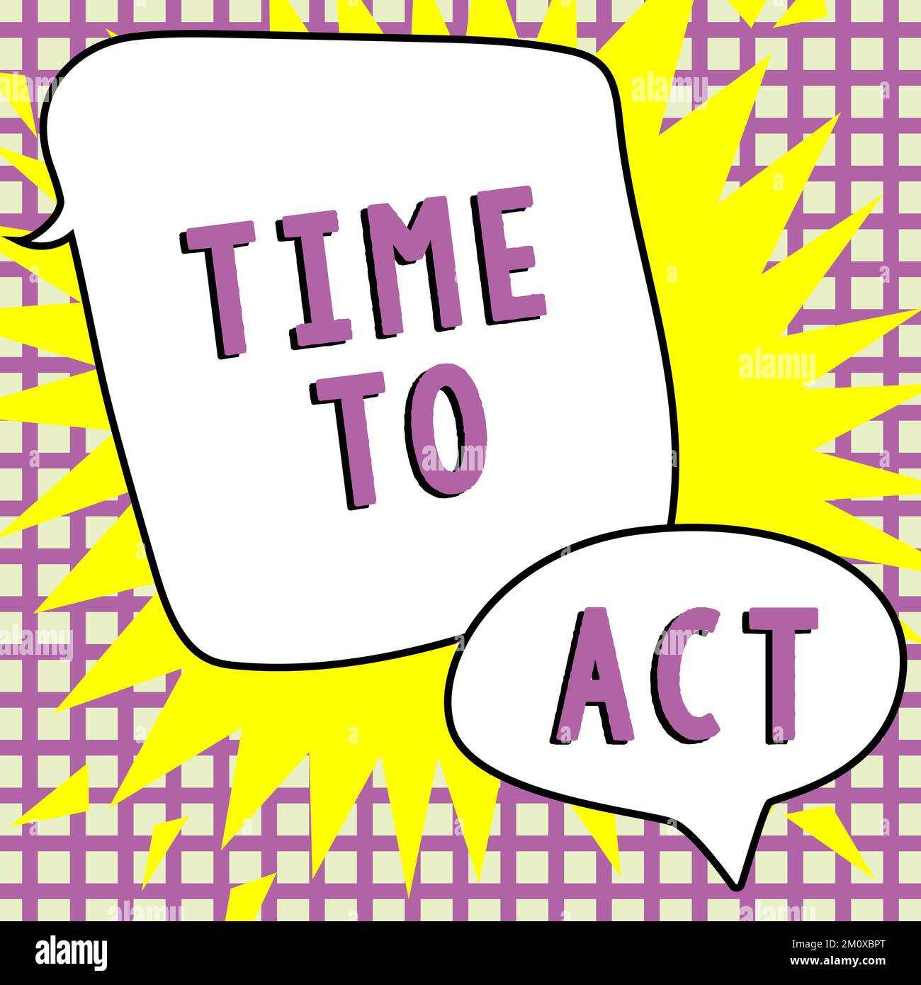 Schild mit Anzeige der Handlungszeit, Wort geschrieben auf „Jetzt ...