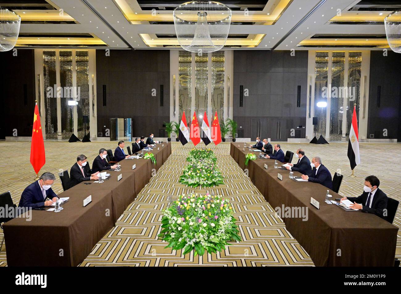 Riad, Saudi-Arabien. 8.. Dezember 2022. Der chinesische Präsident Xi ...