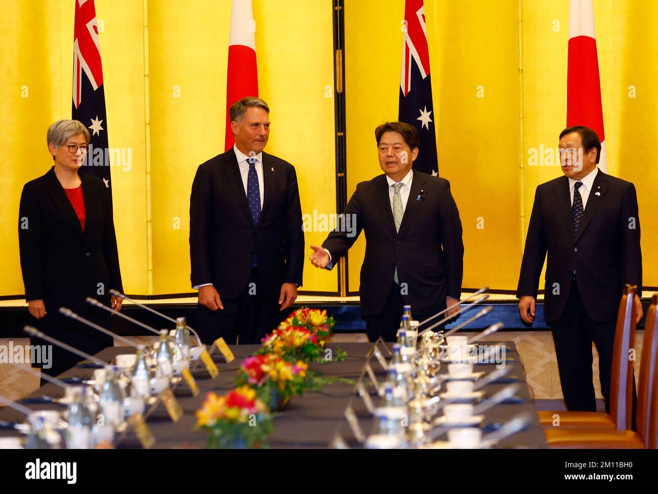Tokio, Japan. 9.. Dezember 2022. Australiens Außenminister Penny Wong ...