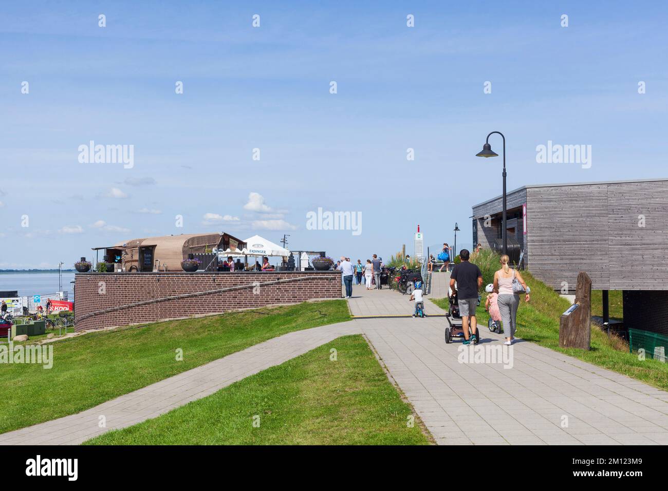 Strandpromenade, Nordsee-Resort Dangast, Varel-Dangast, Niedersachsen ...