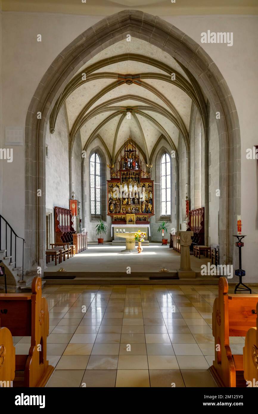 Der Altar der Kirche, St. Ursula in Oberndorf ist ein wichtiger spät ...