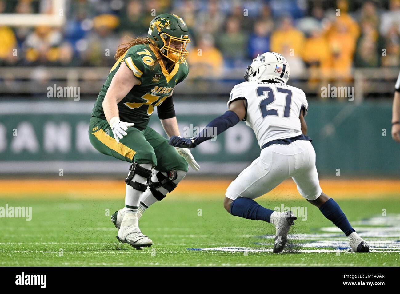 North Dakota, USA. 09.. Dezember 2022. North Dakota State Bison ...