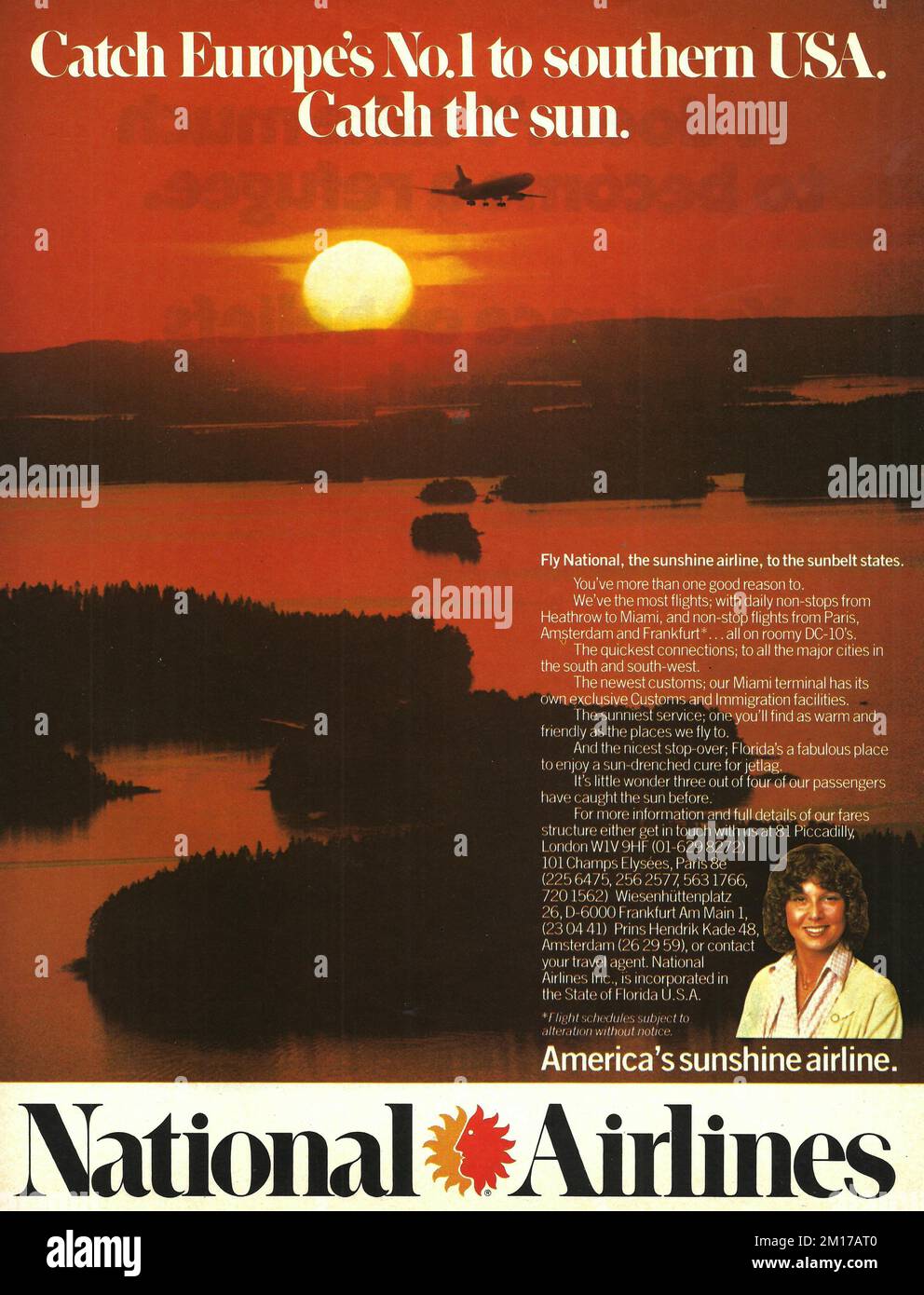 Retro airline werbung -Fotos und -Bildmaterial in hoher Auflösung – Alamy