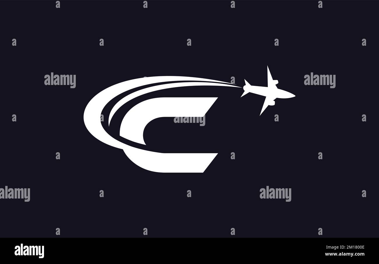 Design des Tour- und Reise-Logos, Symbol der Fluggesellschaft und Logo ...