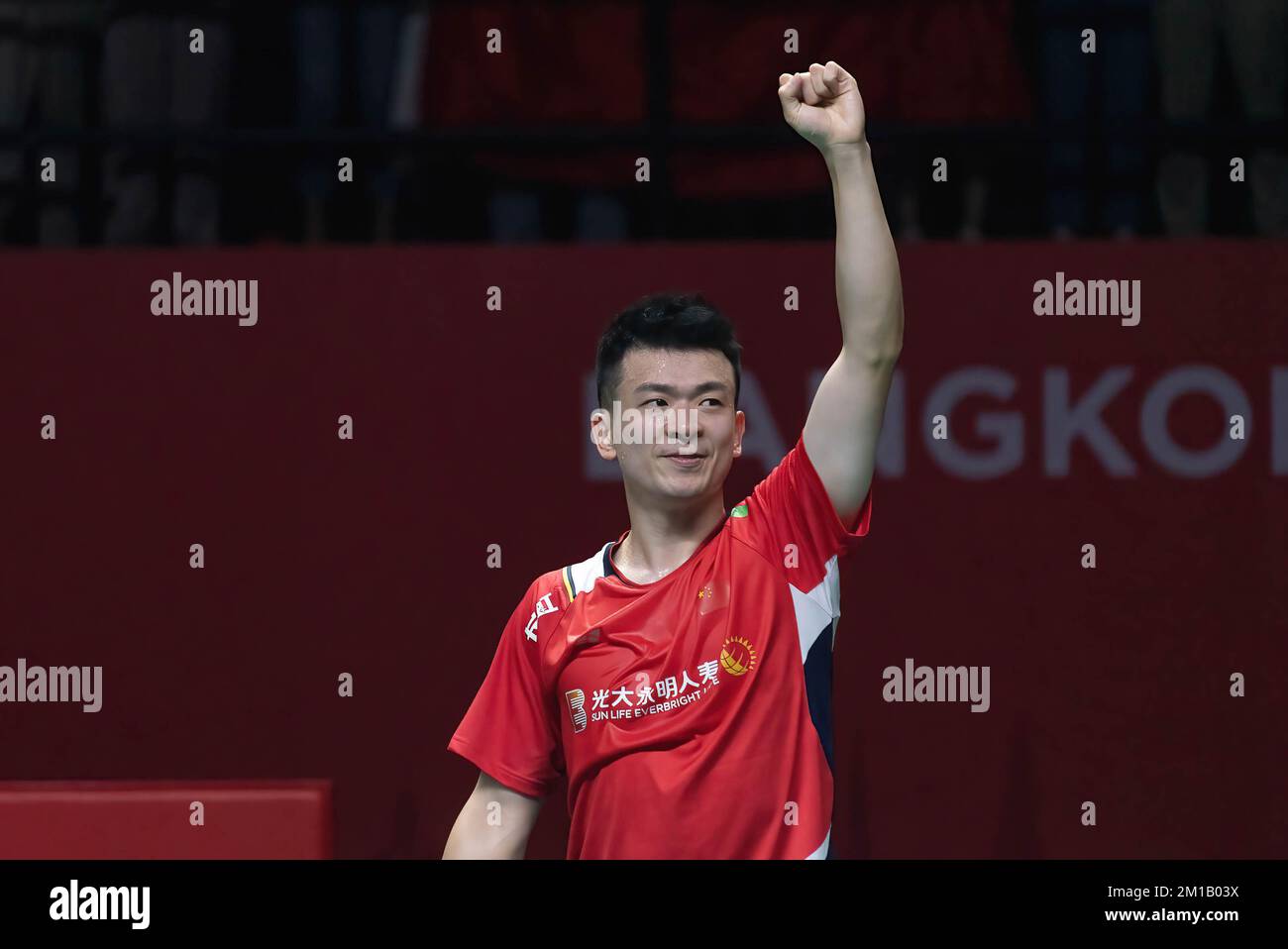 Bangkok, Thailand. 11.. Dezember 2022. Zheng Si Wei aus China macht ...