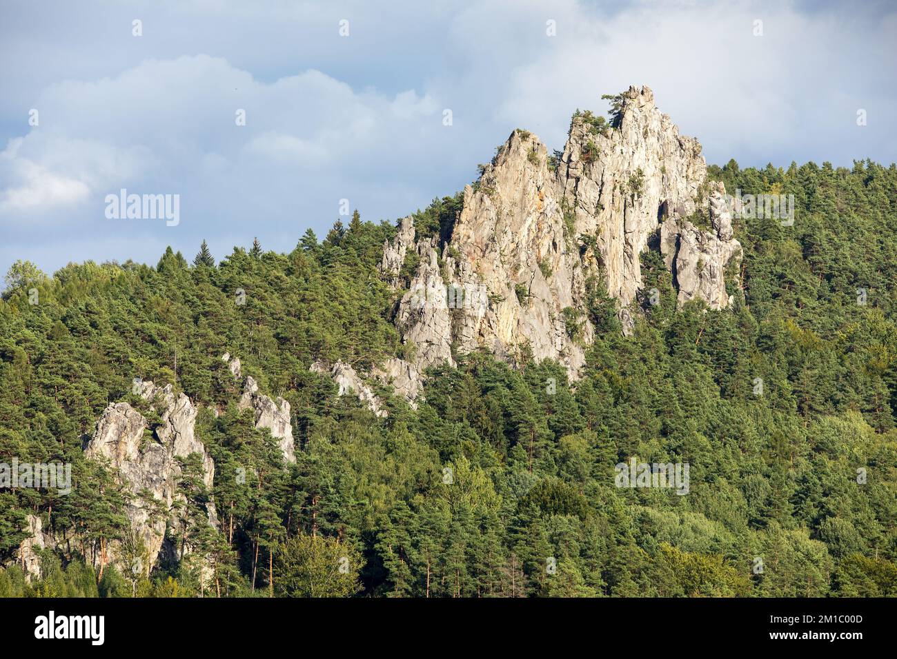 Suche skaly, trockene Felsen, Sandsteinfelsen Stadt, Cesky raj ...