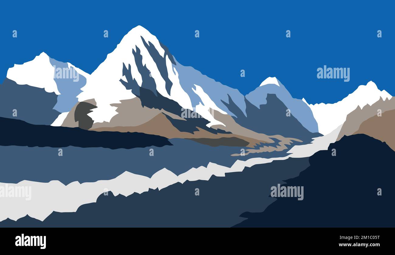 Himalaya trek Stock-Vektorgrafiken kaufen - Alamy