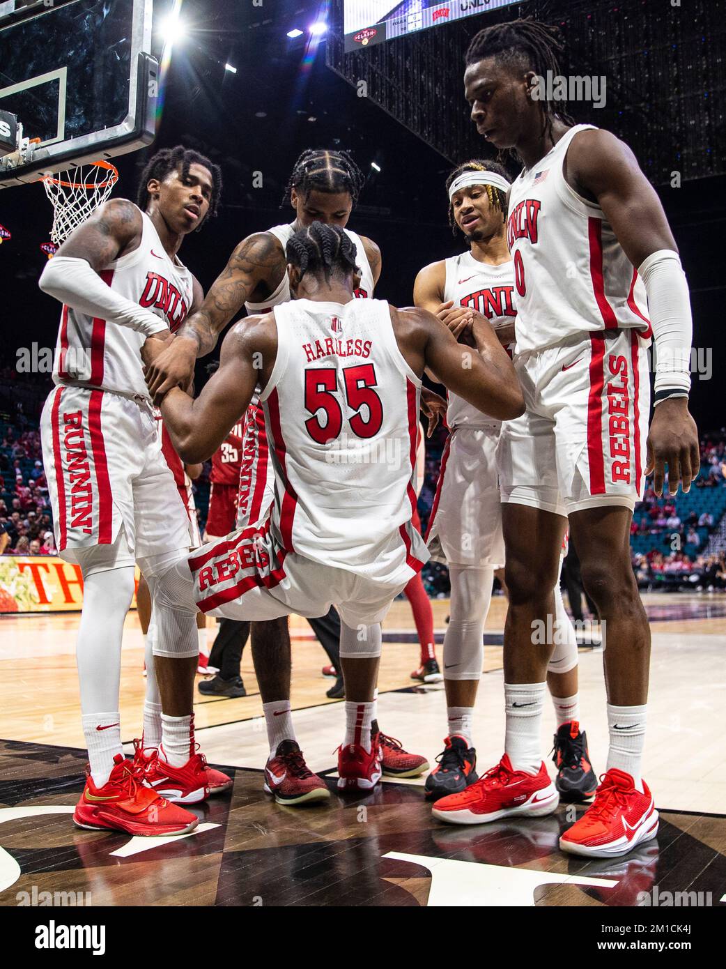 Dezember 10 2022 Las Vegas, NV, USA UNLV Guard Keshon Gilbert (10 ...
