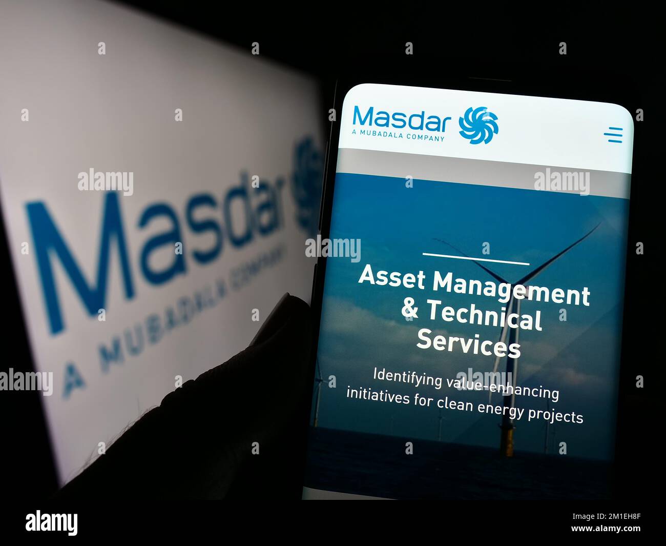 Masdar logo -Fotos und -Bildmaterial in hoher Auflösung – Alamy