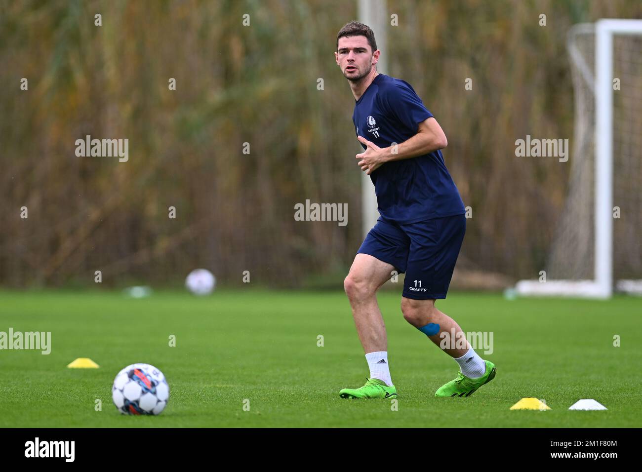 Die Hugo Cuypers von Gent wurden während eines Trainings im ...