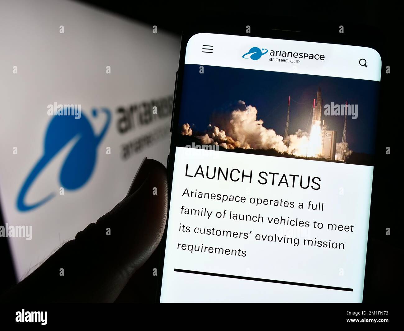 Arianespace logo -Fotos und -Bildmaterial in hoher Auflösung – Alamy