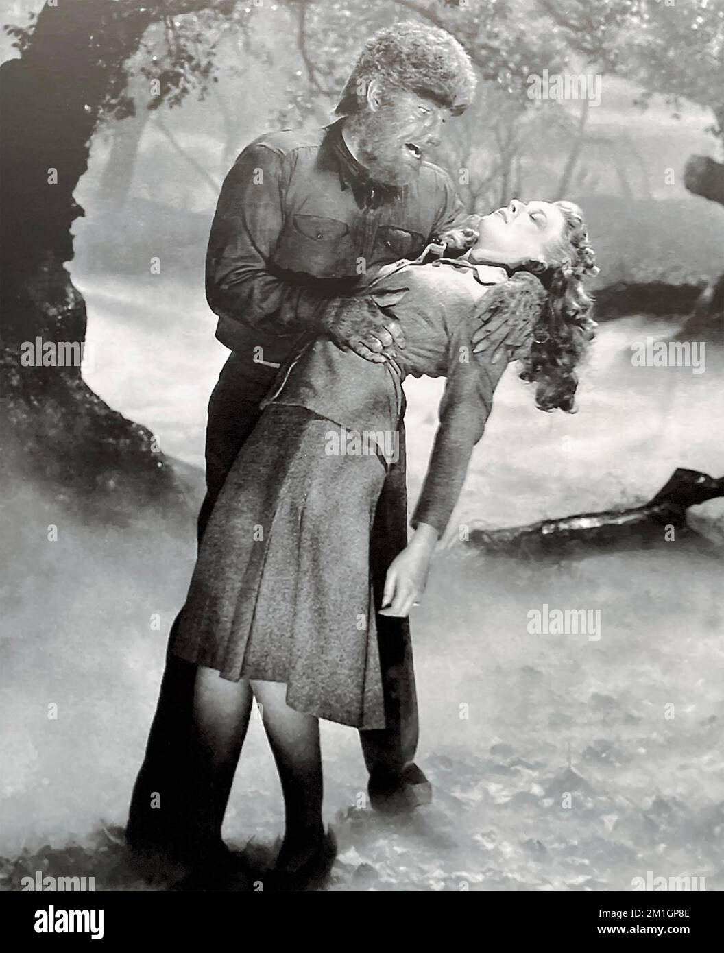 DER WOLF MAN 1941 Universal Picturs Film mit Lon Chaney Jnr und Evelyn ...