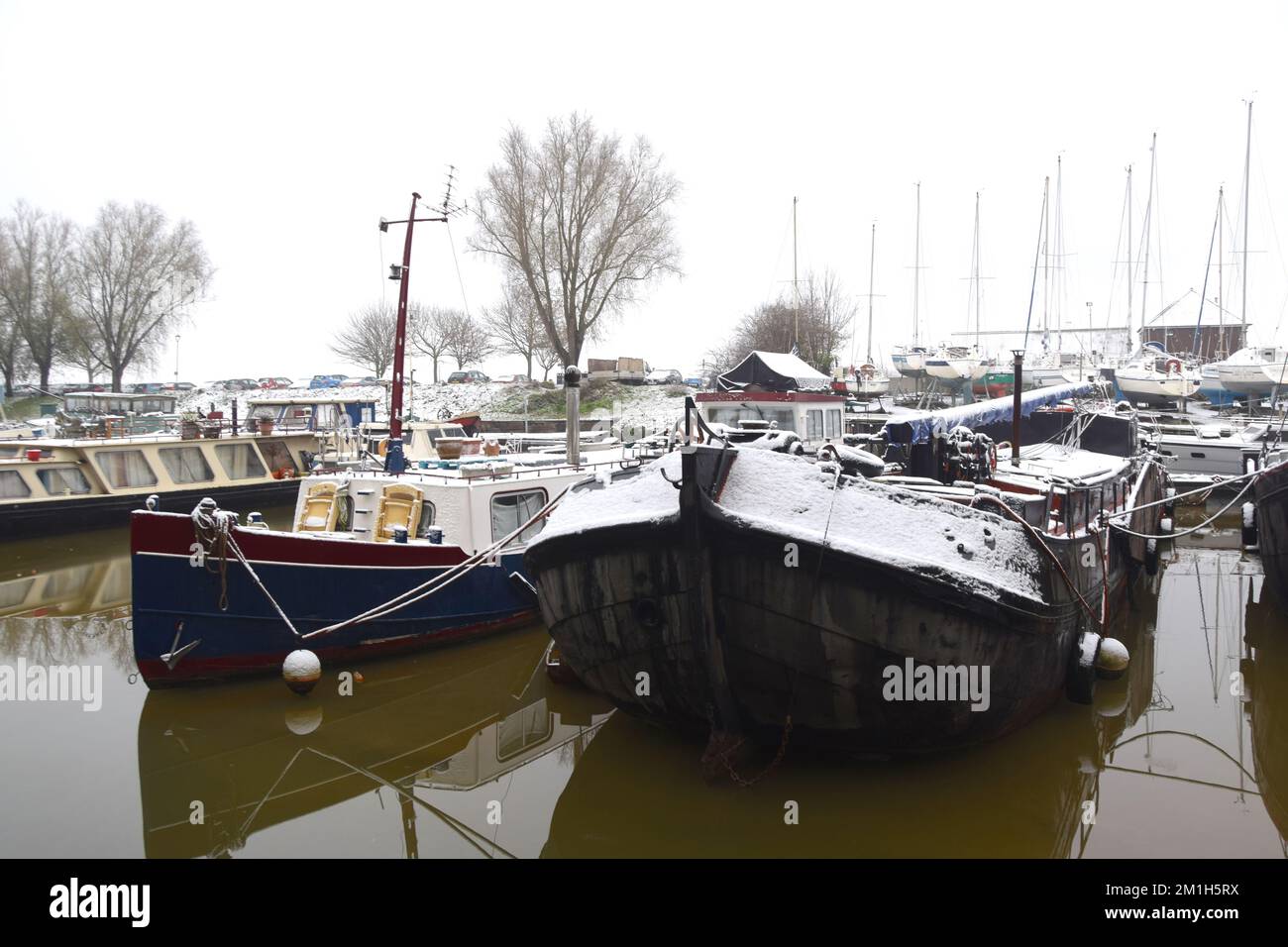Die Bewohner der Stadt Gravesend in Kent erwachten mit einem ...