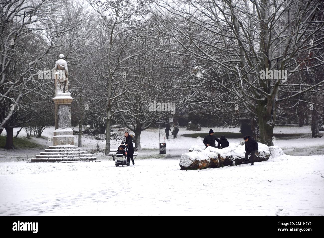 Die Bewohner der Stadt Gravesend in Kent erwachten mit einem ...