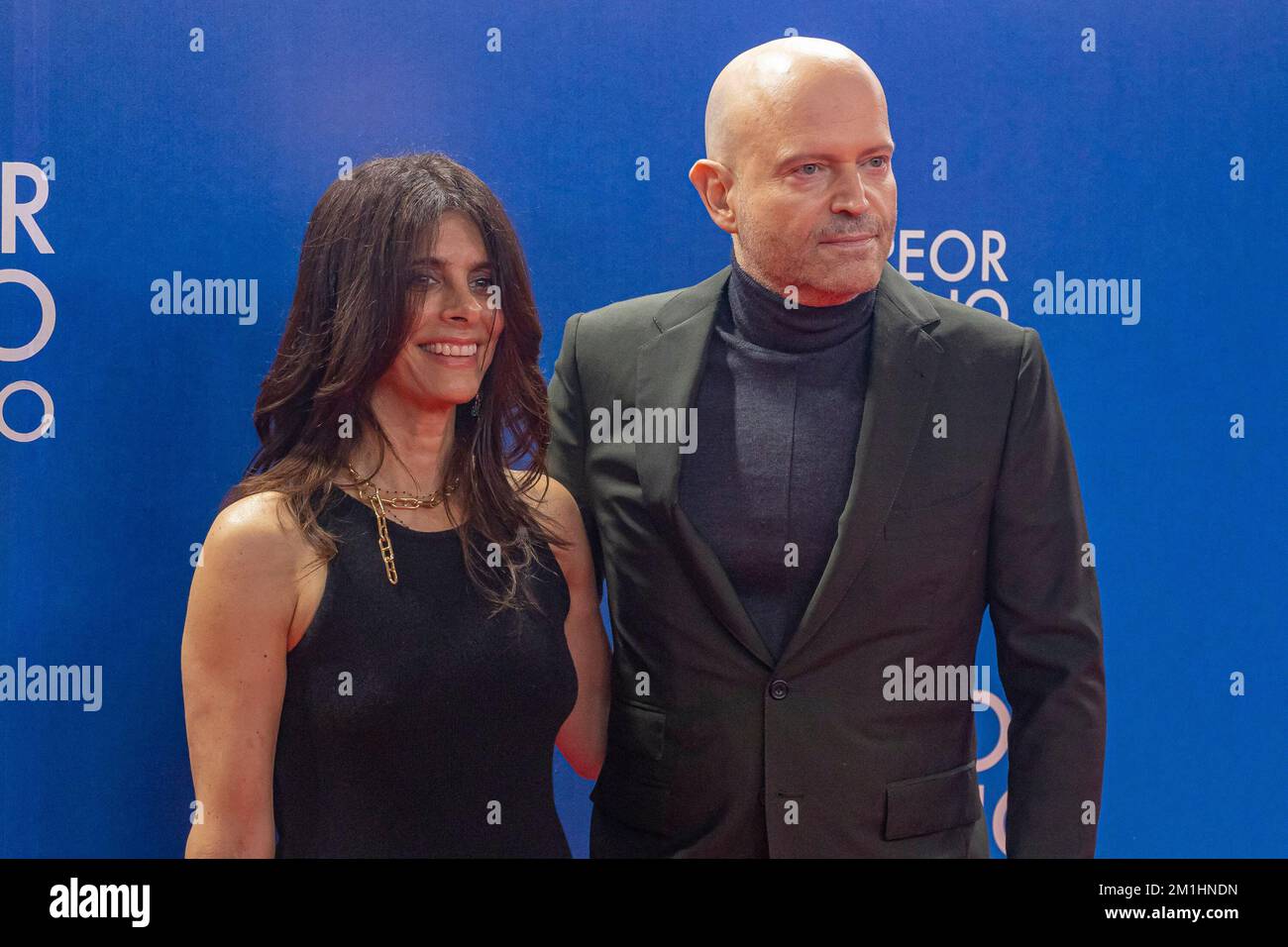 Madrid, Spanien, 12. Dezember 2022. Marc Foster (r) und Renee Wolfe ...