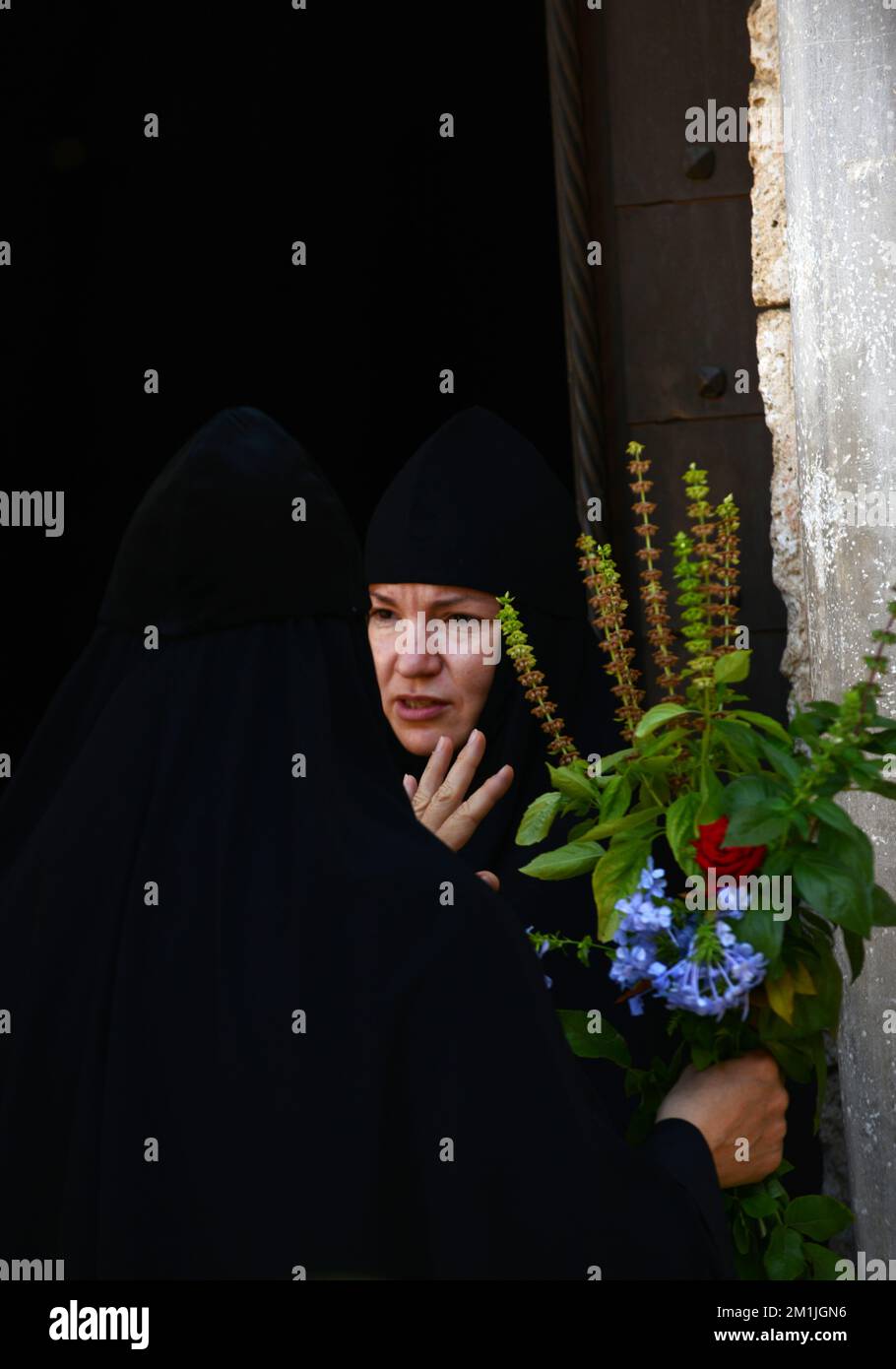 Nonne mit blumen -Fotos und -Bildmaterial in hoher Auflösung – Alamy